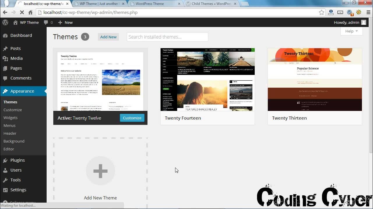 Creating simple WordPress theme Part 1 - YouTube