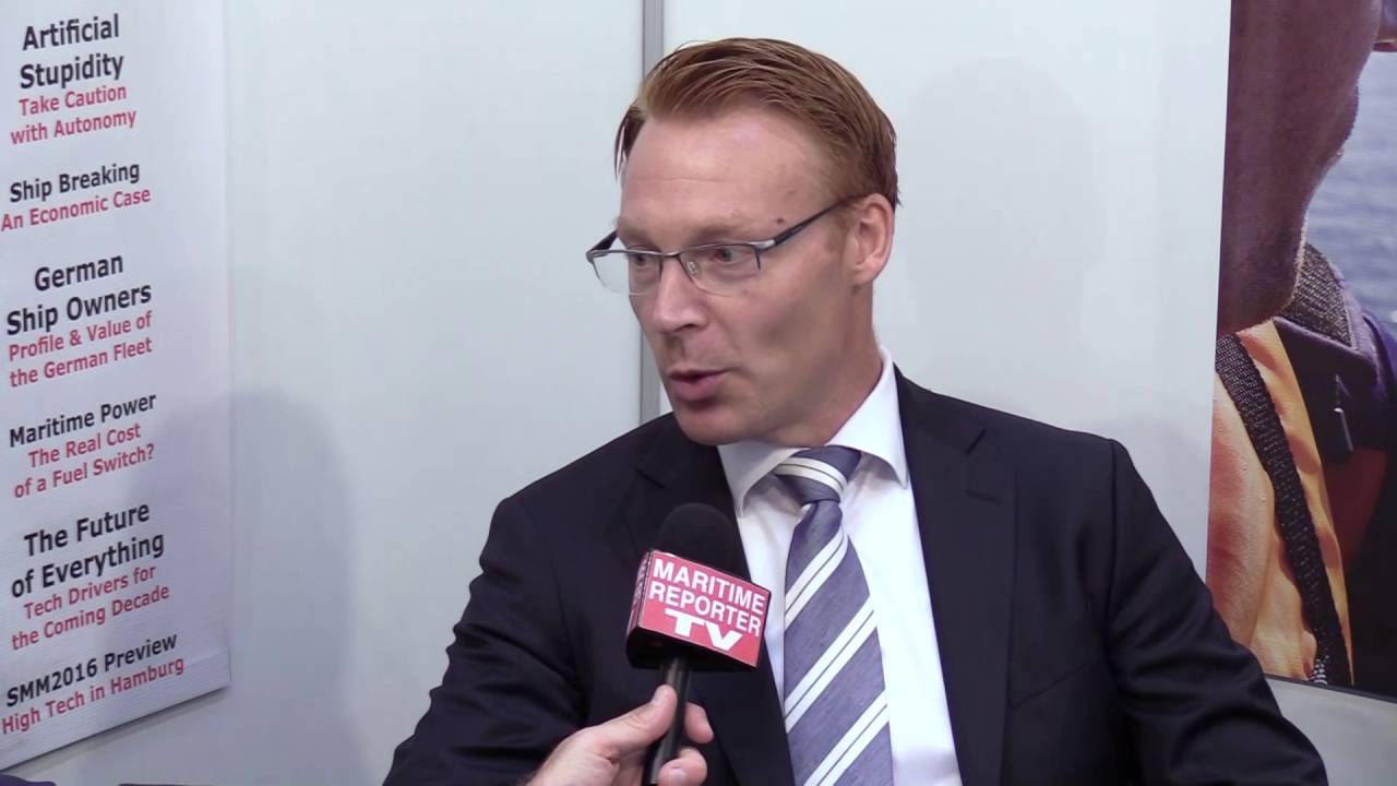 Maritime Reporter TV Interviews Niclas Dahl, Alfa Laval - YouTube