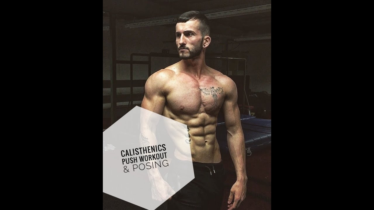 Push Workout & Posing | Bar Strength Calisthenics | Alan Finn - YouTube