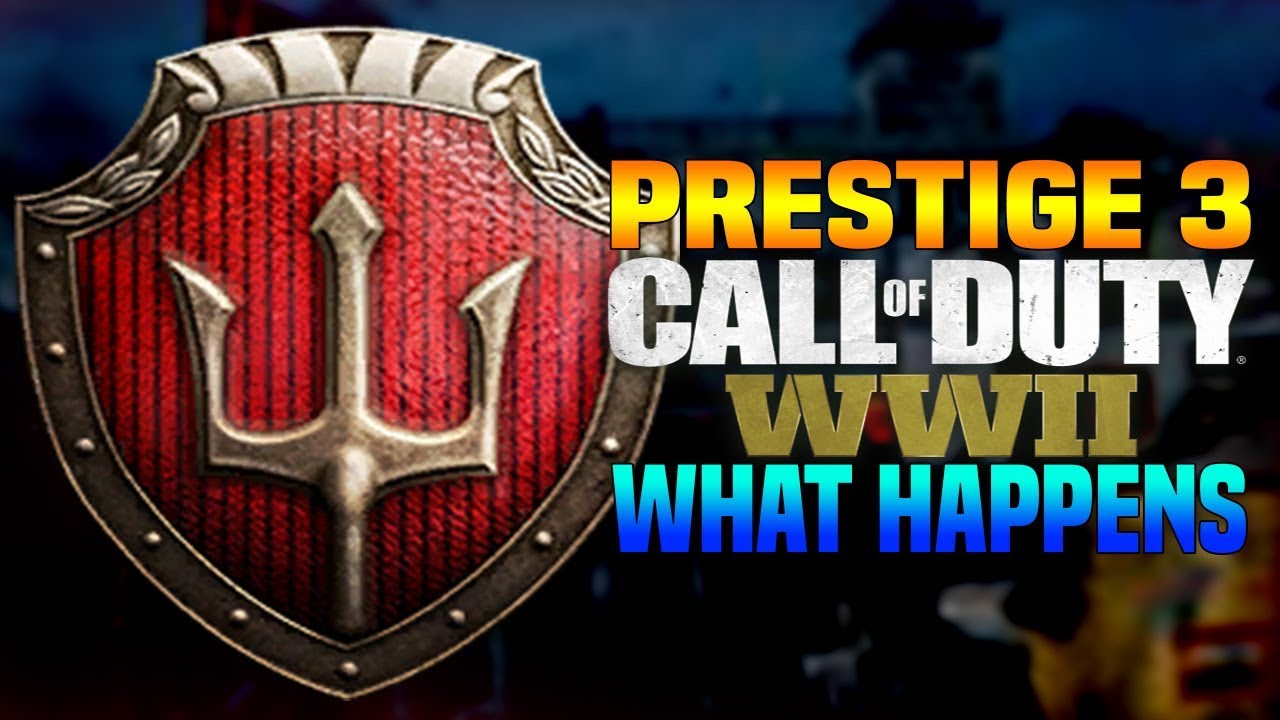 COD WWII - PRESTIGE 3 & STATS + K/D - YouTube