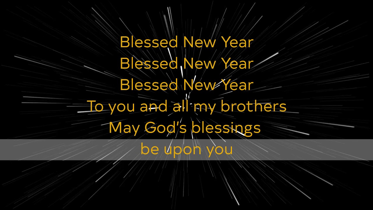 Blessed New Year - Virtual Choir Guiding Track (Christian New Year Song ...
