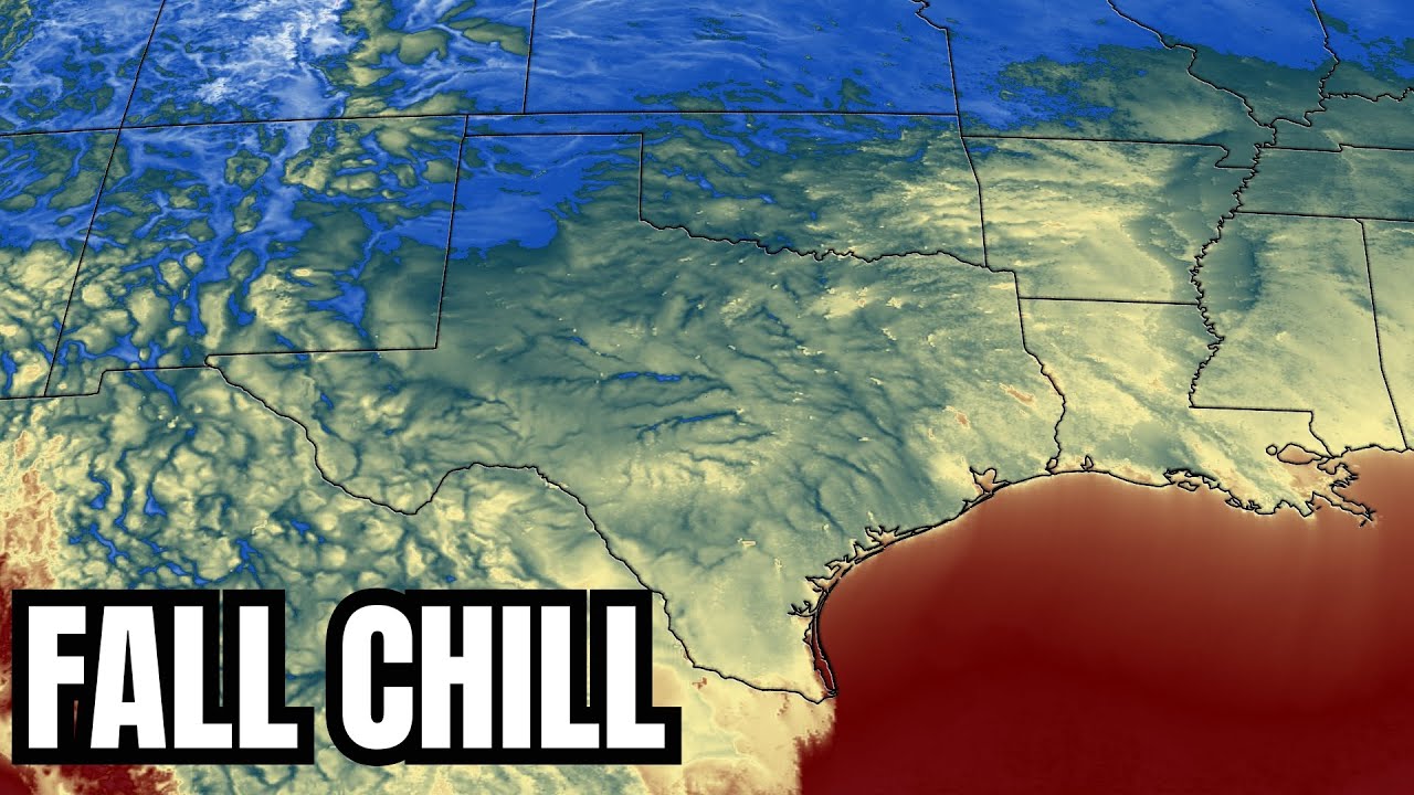 Texas says Goodbye Rain; Hello Crashy the Cold Front! - YouTube
