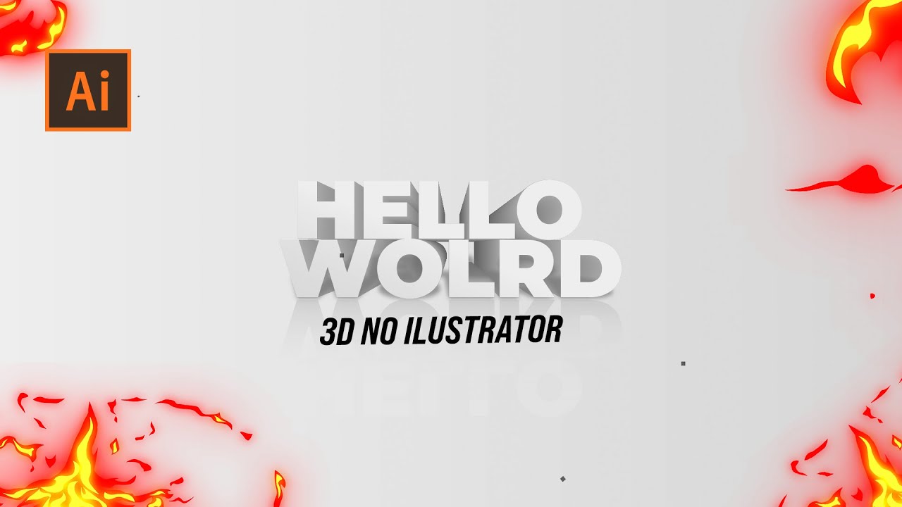 Criando Fake 3D no Adobe Illustrator - Tutorial - YouTube