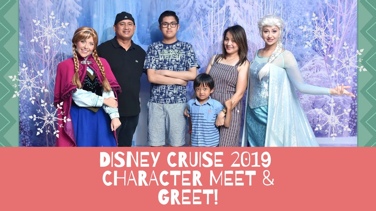 DISNEY CRUISE CHARACTER MEET & GREET 2019 /DISNEY DREAM SHIP - YouTube