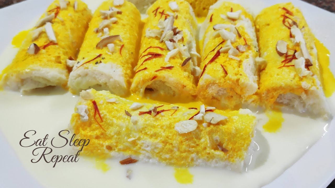 Bread Malai Roll Recipe | Malai Bread Roll | Instant Delicious Bread ...