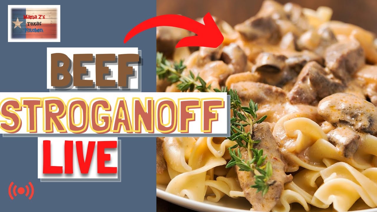What's on the Plate 🍽 With Mama Z at 9:30 am Beef Stroganoff - YouTube