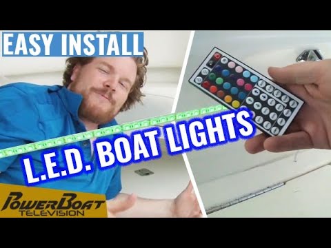 Easy to install LED Light Strips | My Boat DIY - YouTube