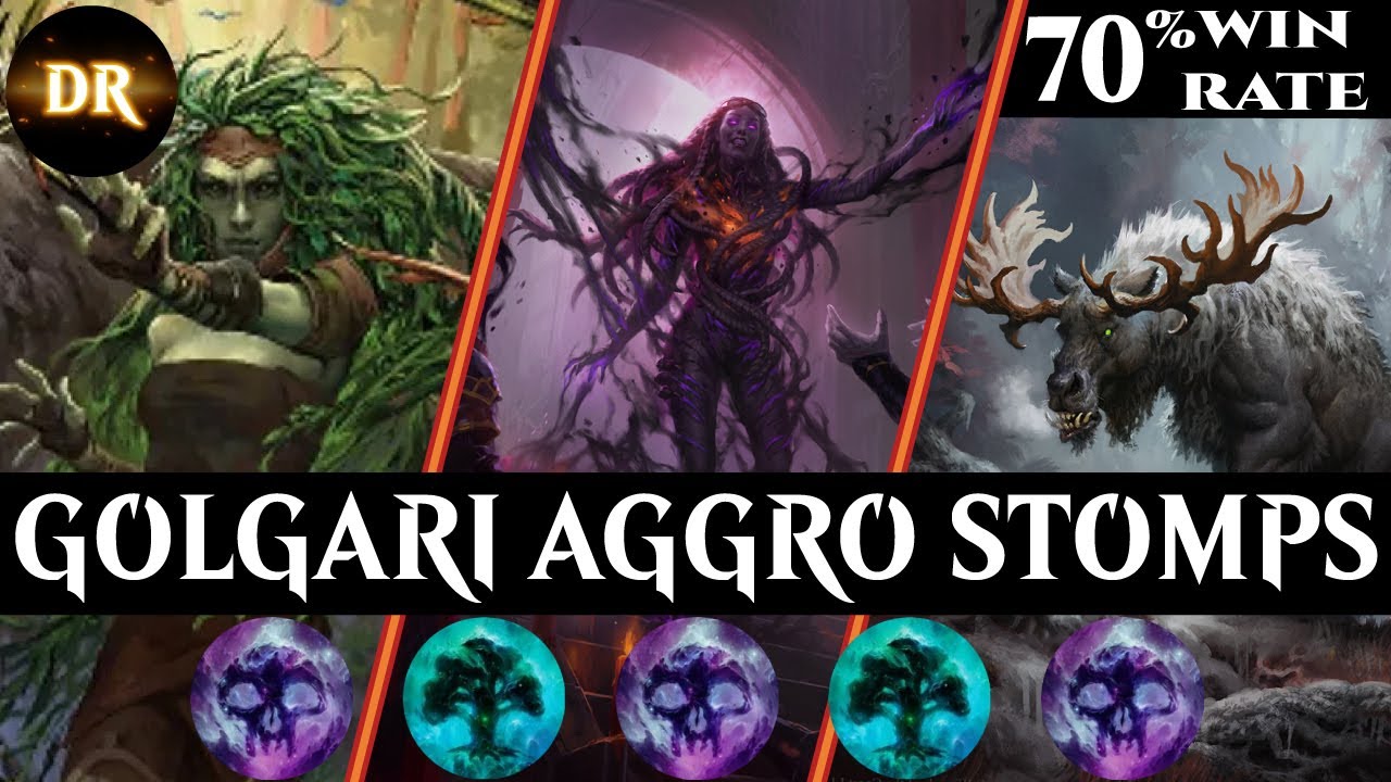 70% WIN RATE GOLGARI AGGRO | Ranked Standard | DMU Dominaria | MTG ...