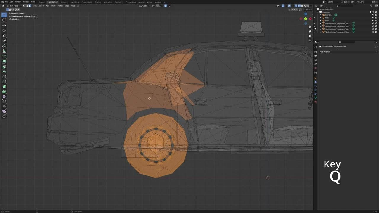 Blender 3.6 | How to isolate/separate parts of a mesh | Industry Compatible Keymap | Quick - YouTube