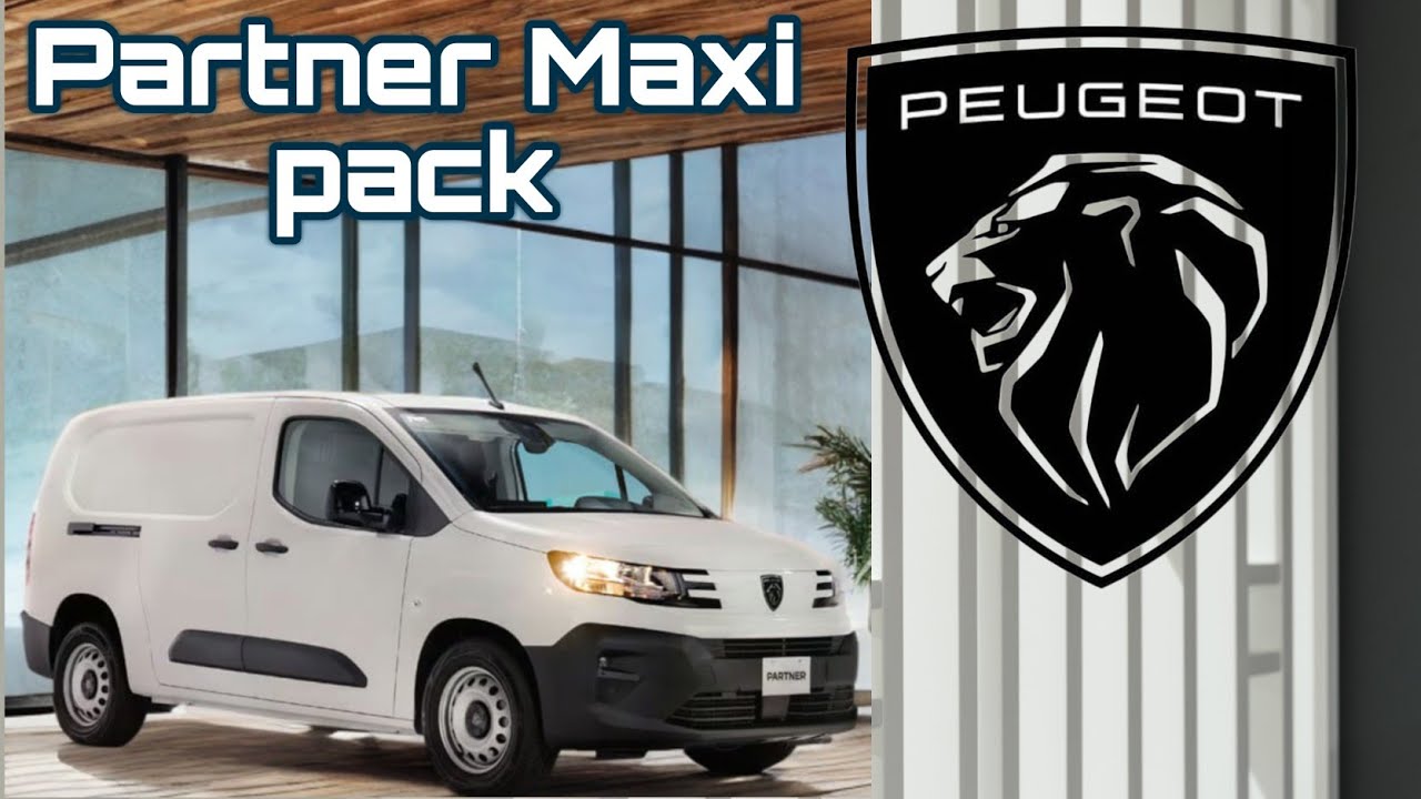 PEUGEOT PARTNER MAXI PACK 2025 | La VAN DE CARGA diseñada para ser el aliado de tu negocio ...
