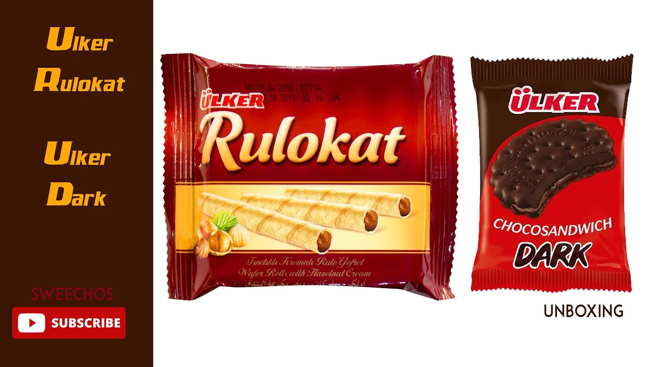 Satisfying Unwrapping/ ULKER / Rulokat / Wafer Rolls with Hazelnut ...