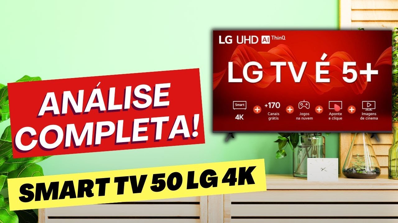 ⭐️Vale a pena comprar a Smart TV LG 50 Polegadas 4K UHD ThinQ AI? LG ...