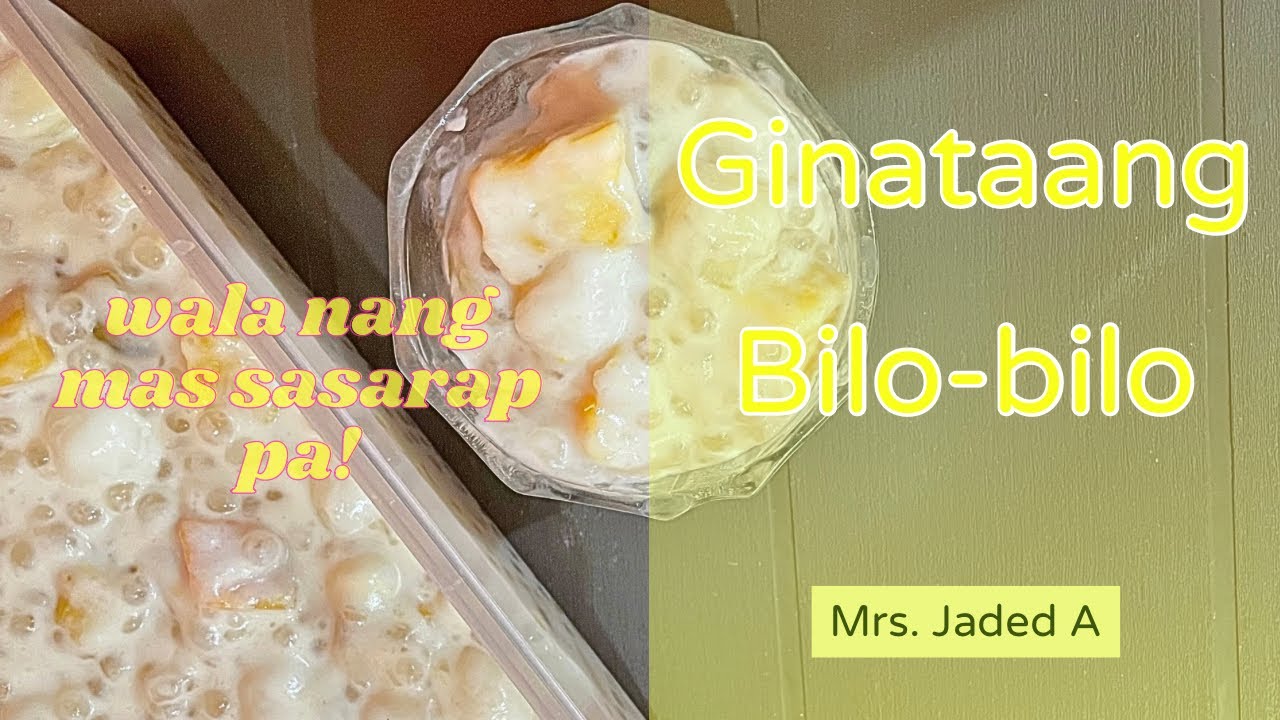 Ginataang Bilo bilo or White Rice Balls 🤍 Famous Filipino Snack Dish ...