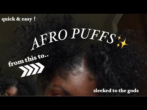 TWO PUFFS TUTORIAL || Natural Hairstyles - YouTube
