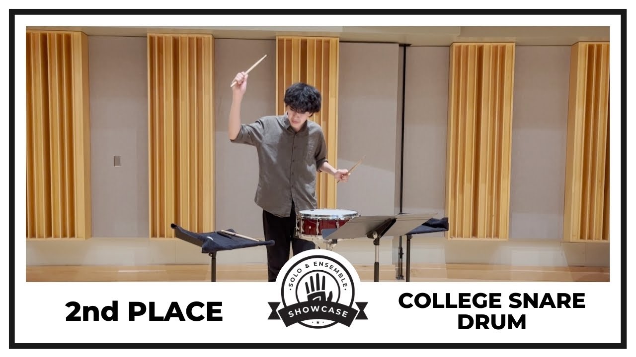 2nd Place College Snare Drum Division: Kai Gray | 2024 Black Swamp ...