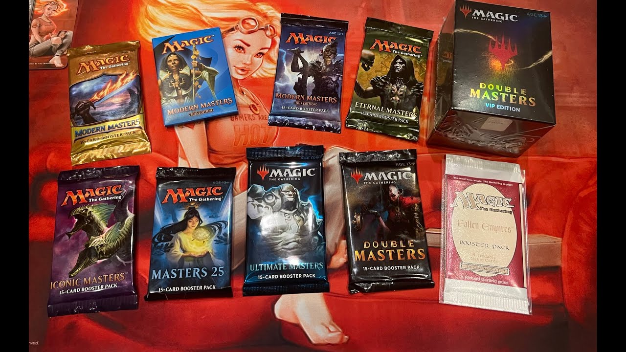 EVERY MASTERS SET Pack opened!! Getting excited for Double Masters 2022 ...