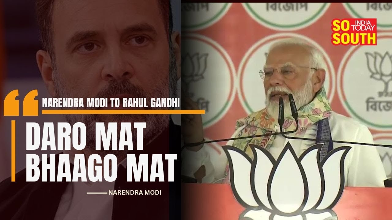 'Daro Mat, Bhaago Mat': Modi | Reaction On Rahul Gandhi Contesting From ...