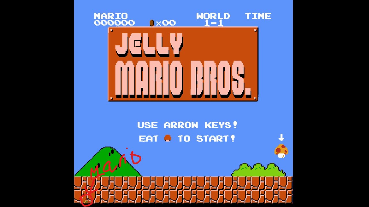 how to play and beat jelly mario on microsoft - YouTube