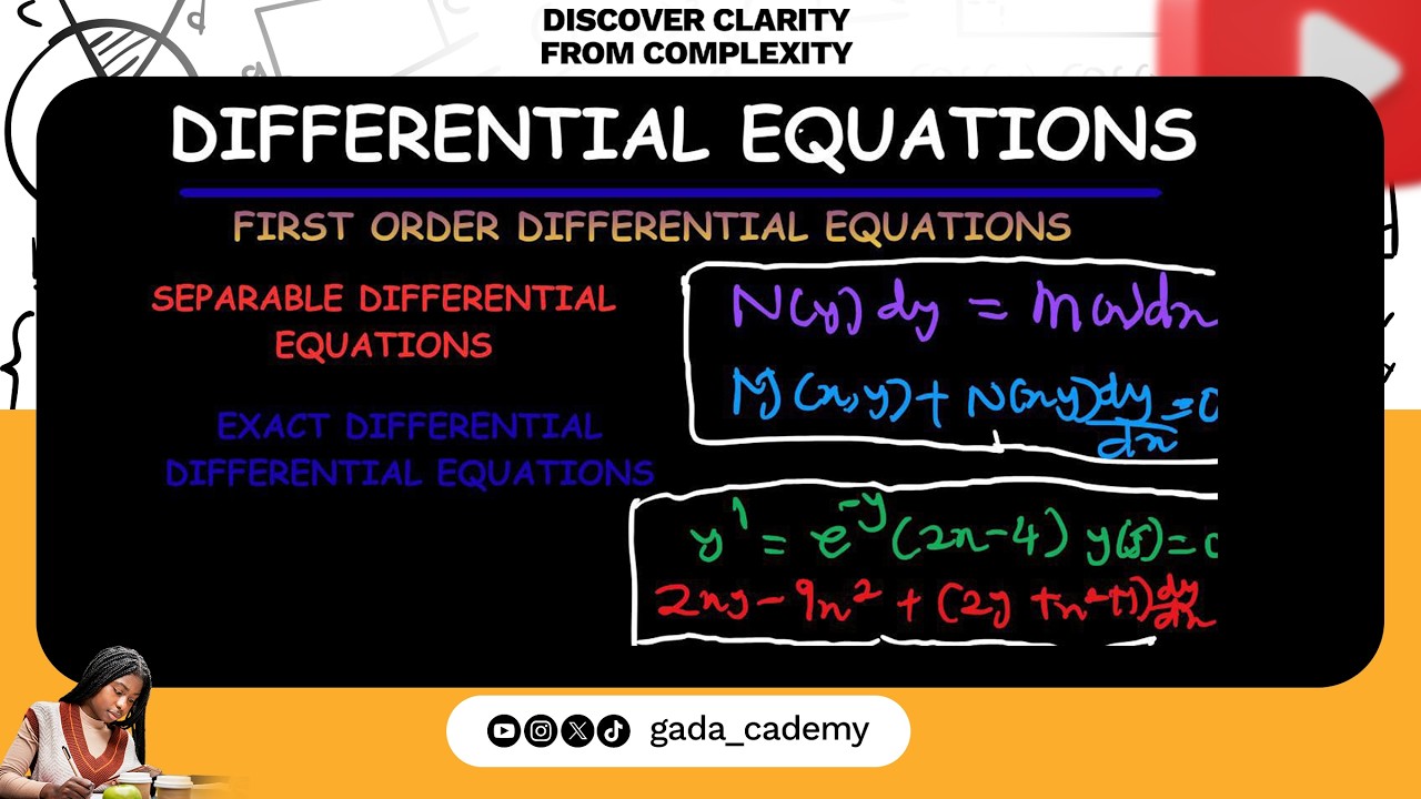 How to Solve Separable and Exact Differential Equations Step-by-Step ...