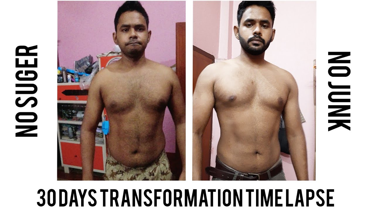 Epic 30 days transformation, time lapse! Fat to Fit! - YouTube