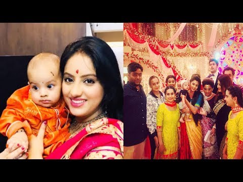 Eetharam illalu Actress Sandhya Son Naming Function Photos