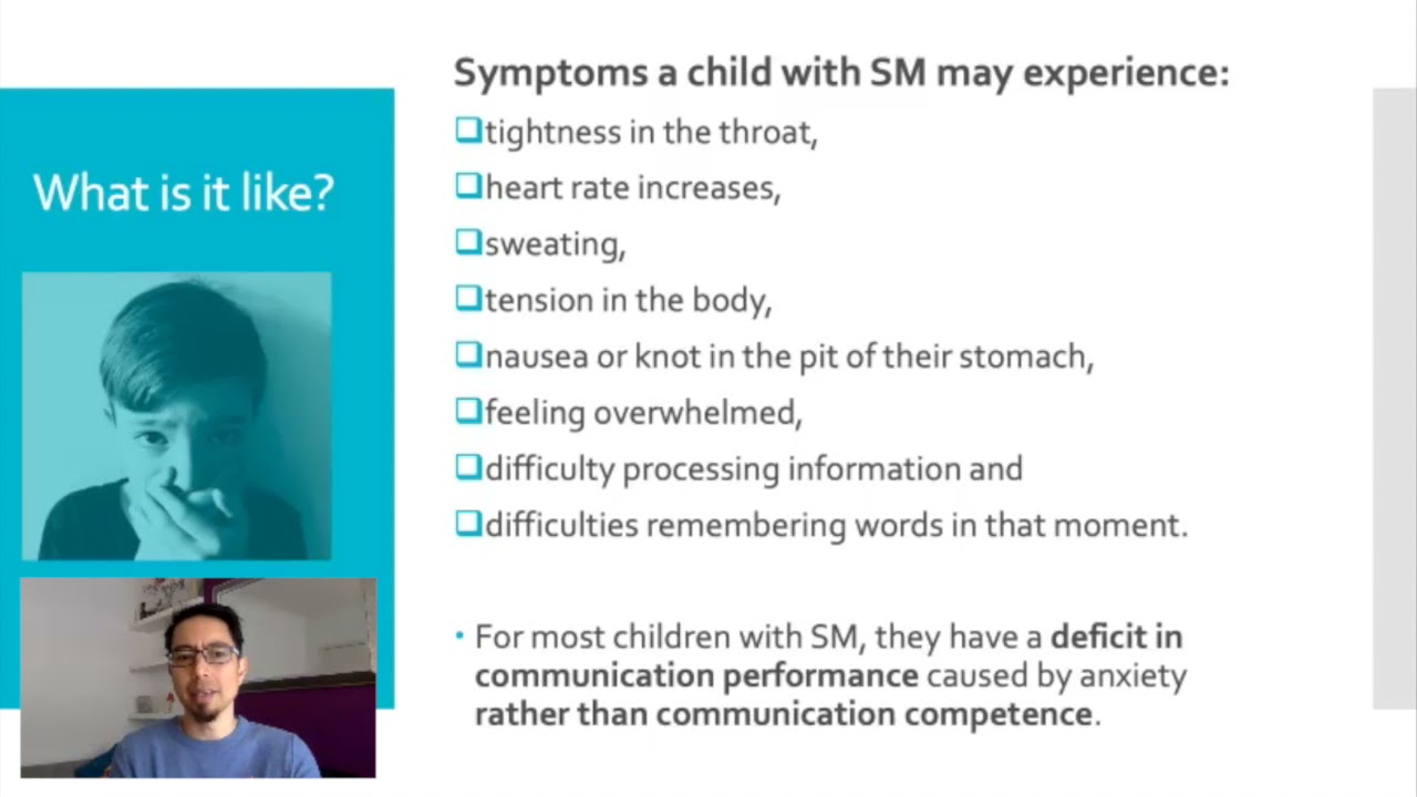 Selective Mutism Awareness in Schools - YouTube