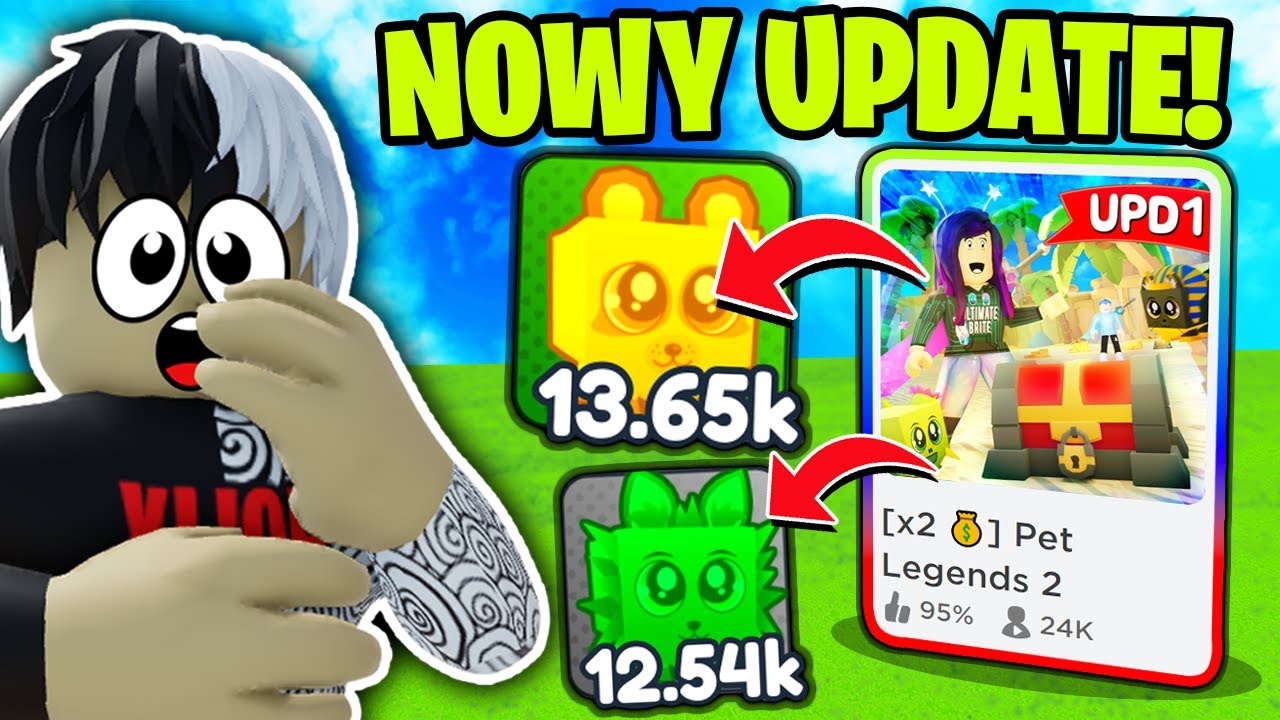 NOWY UPDATE I MEGA MOCNE PETY w PET LEGENDS 2 (ROBLOX) - YouTube