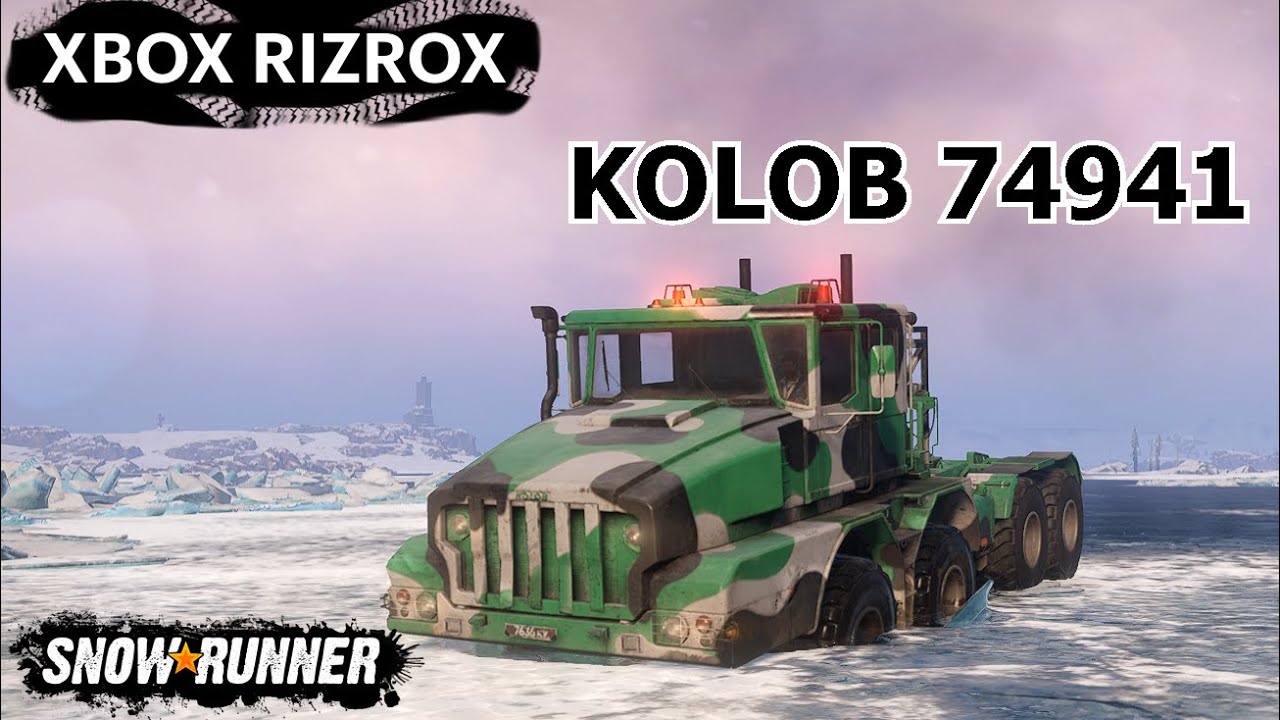 Snowrunner KOLOB 74941 (pierwsze spotkanie z błotnymi oponami robi ...