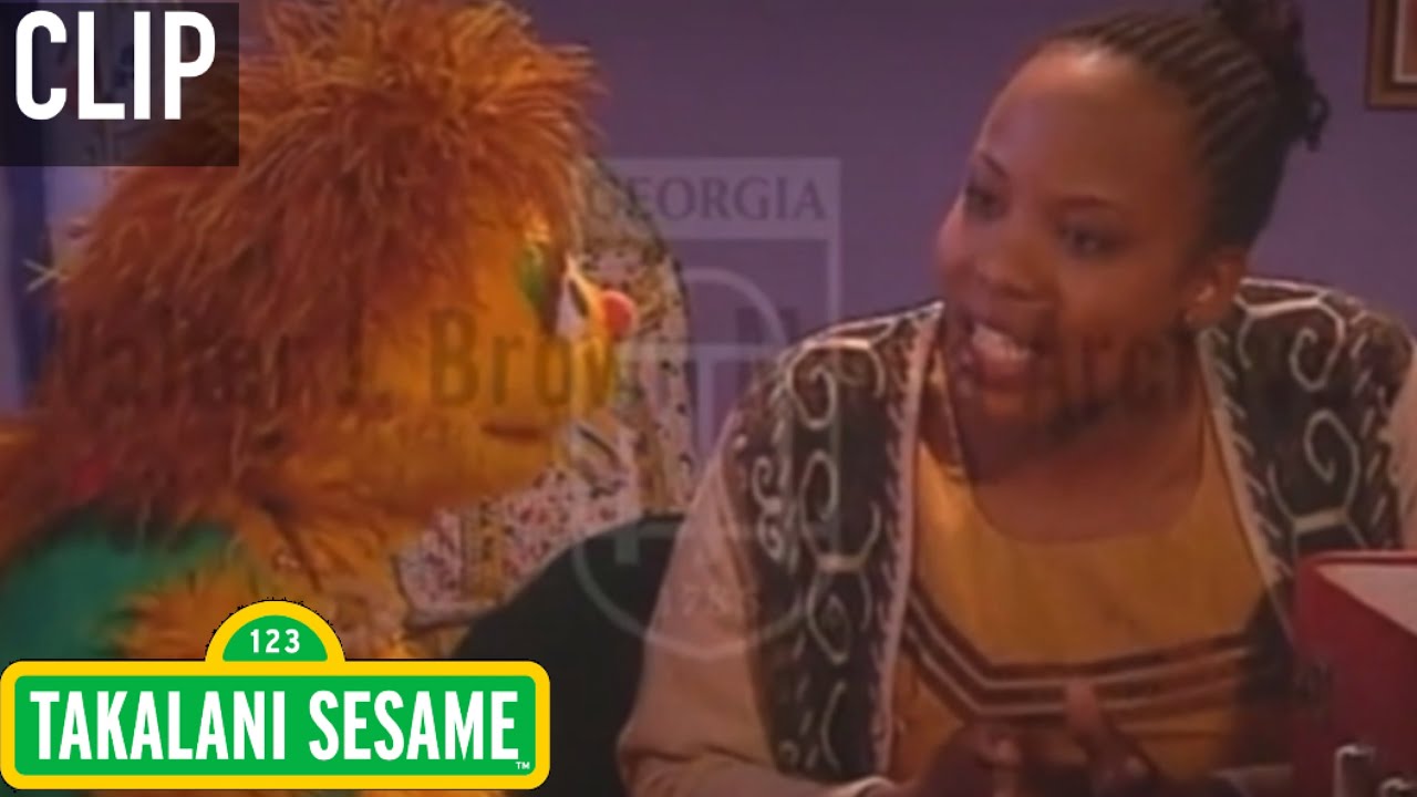 Takalani Sesame - Kami does not Ma Dimpho to go (2003) - YouTube
