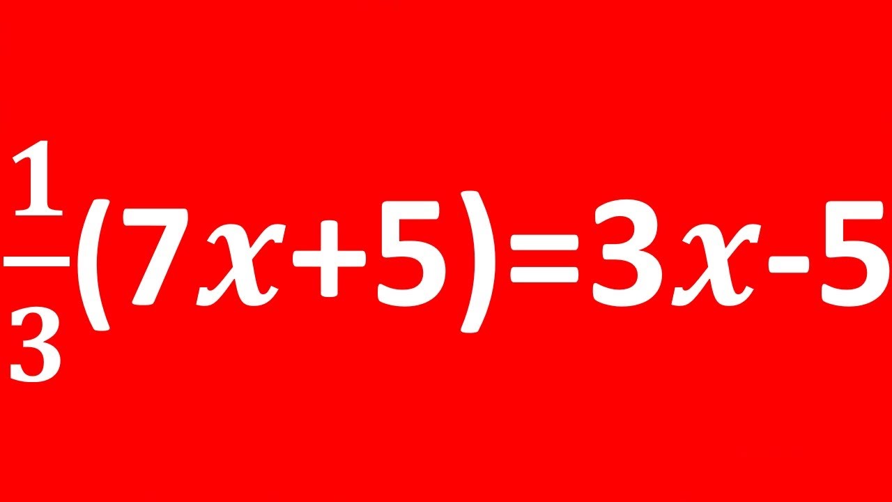 Solving a multi step equation with fractions and variable on both sides ...