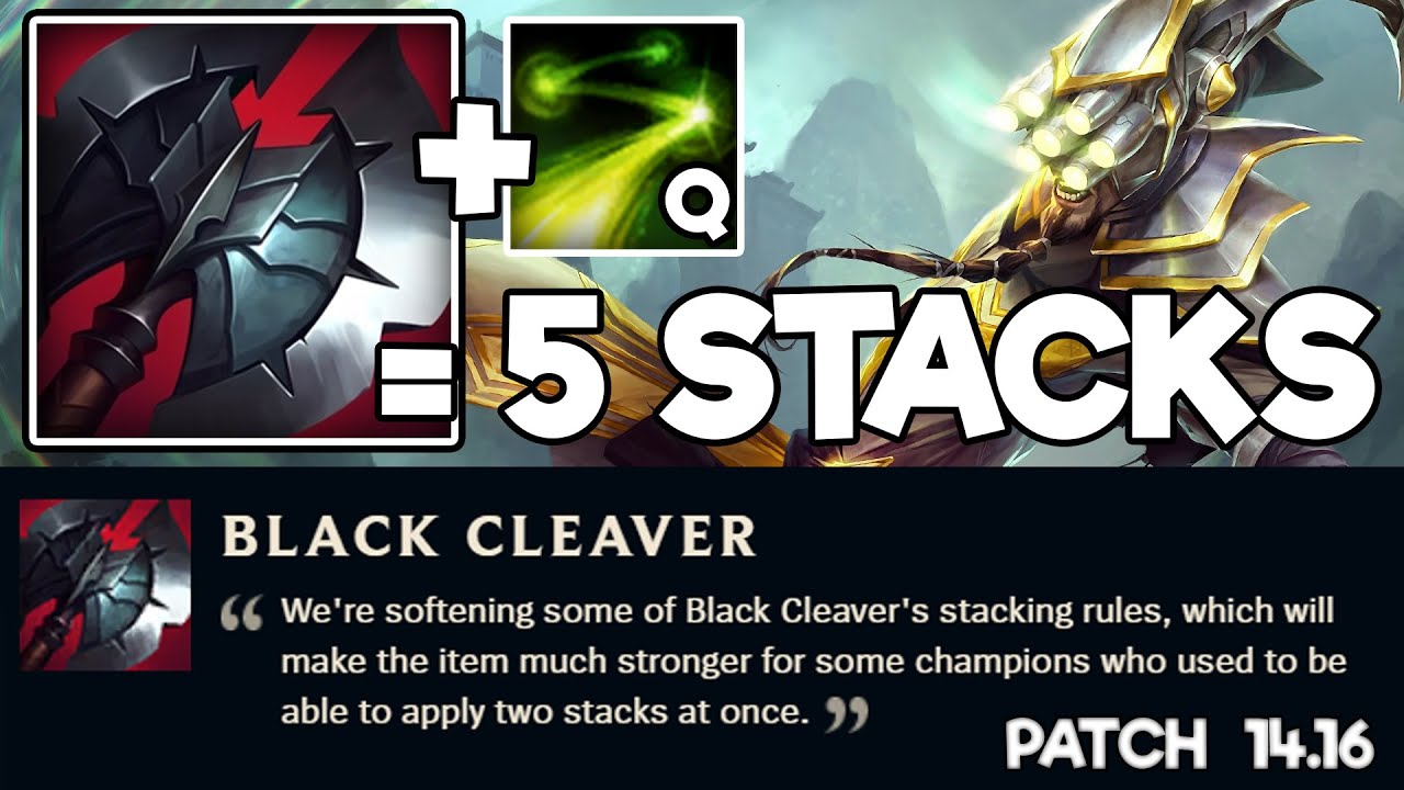 BLACK CLEAVER is BROKEN on MASTER YI now: FULL STACK in ONE Q - League ...