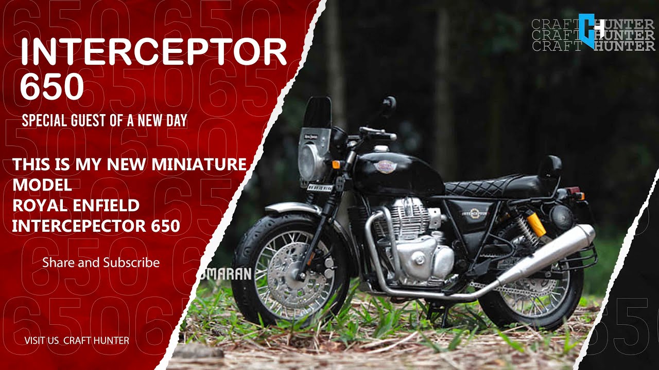 ROYAL ENFIELD INTERCEPTOR 650 Miniature bike Making - YouTube