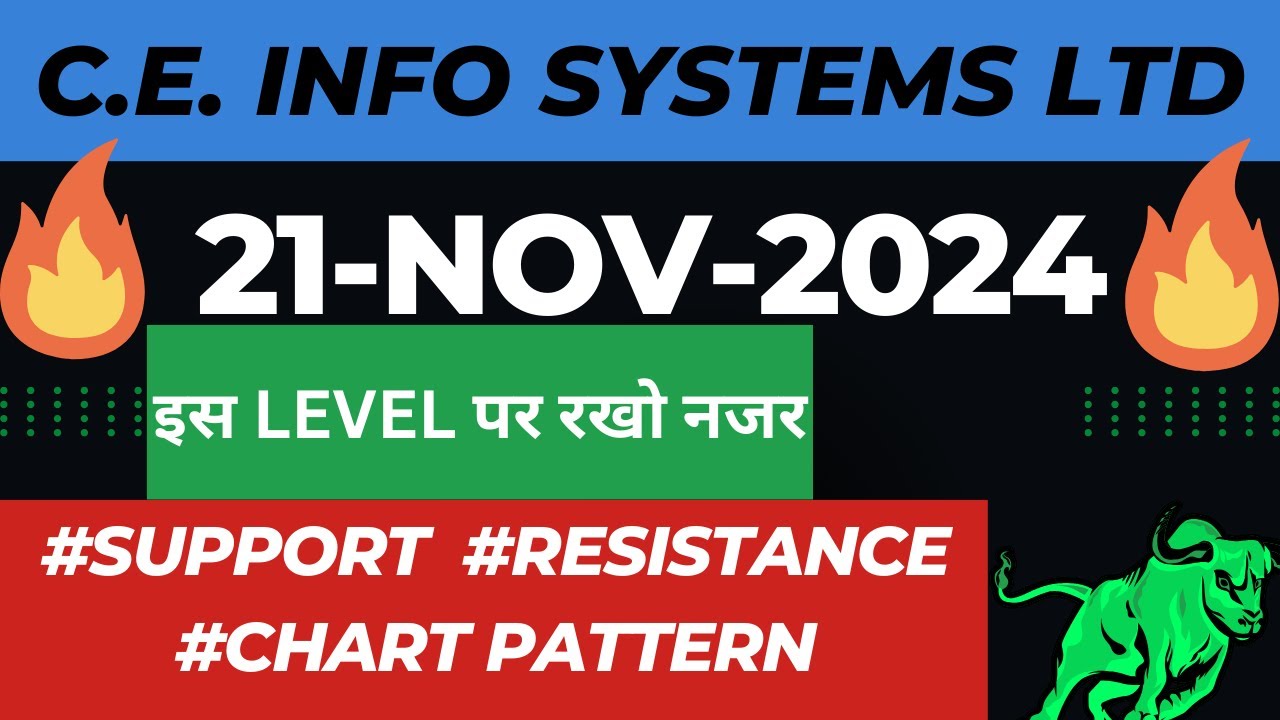 CE INFO SYSTEMS SHARE NEWS | MAP MY INDIA SHARE NEWS | 21-NOV-2024 | # ...
