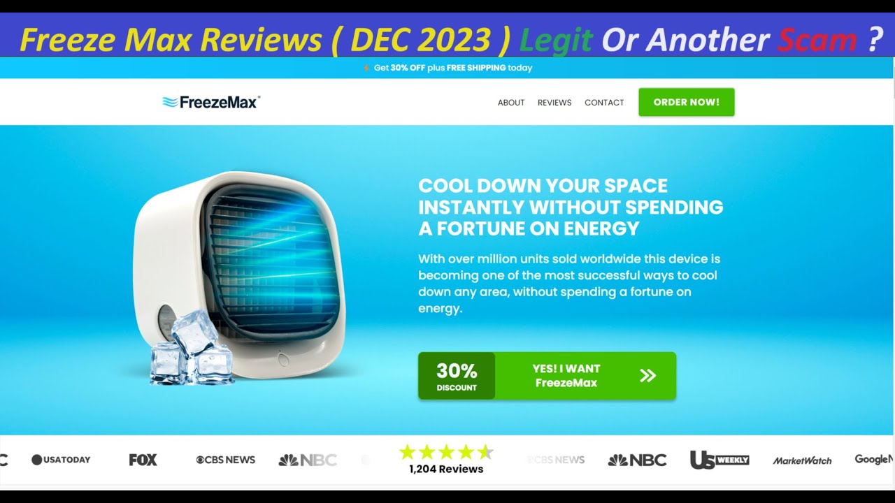 Freeze Max Reviews ( DEC 2023 ) Legit Or Another Scam ? ! FreezeMax ...