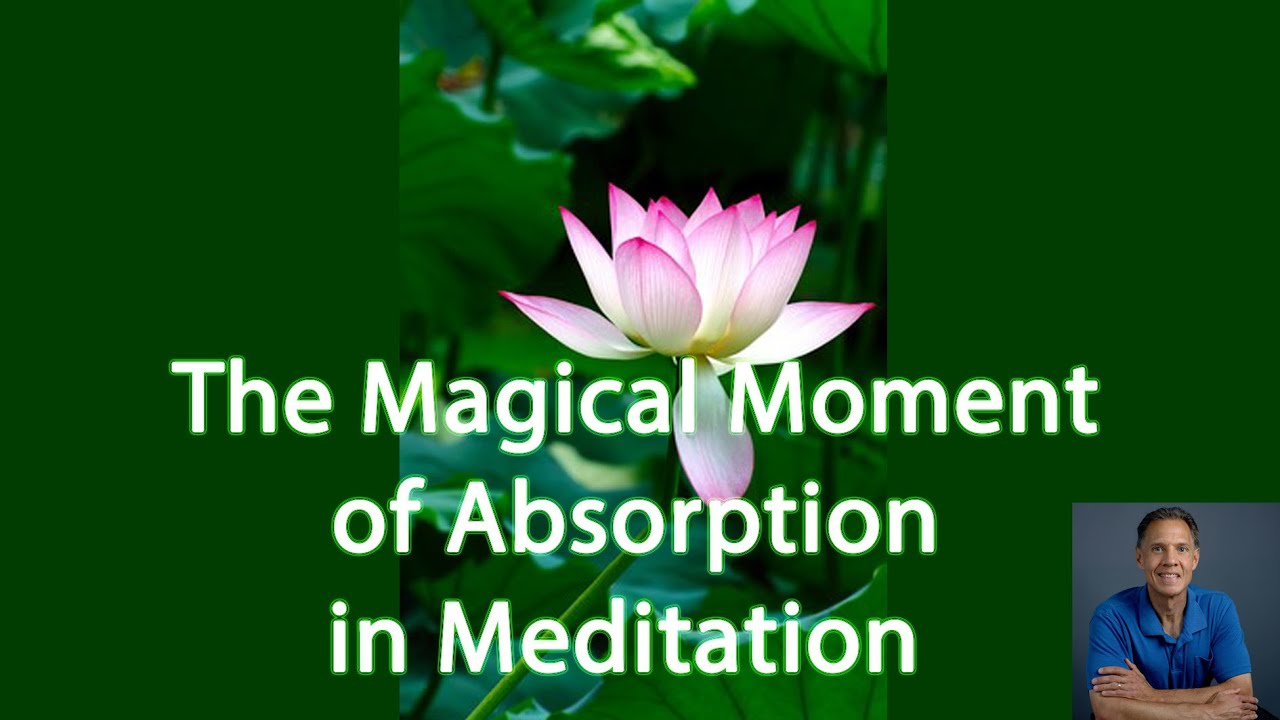 The Magical Moment of Absorption in Meditation - YouTube