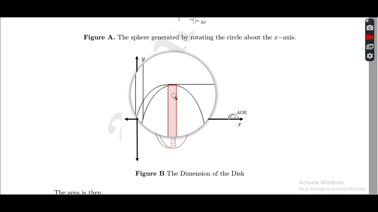 Volume of Solid Disk Method Introduction 1 - YouTube