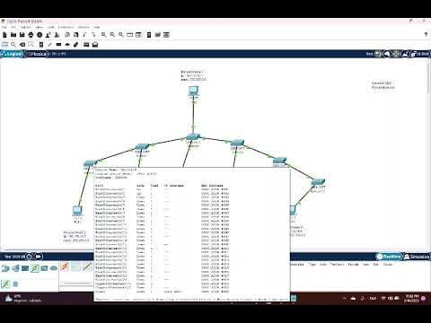 Como crear una Red LAN de Tipologia Arbol en Cisco Packet Tracer - YouTube