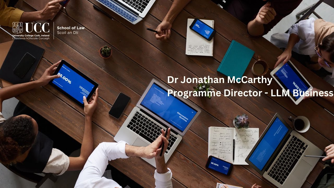 Dr Jonathan McCarthy - LLM Business Law - YouTube