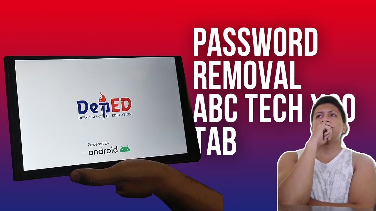 DIY | PASSWORD REMOVAL | ABC TECH X20 TAB - YouTube