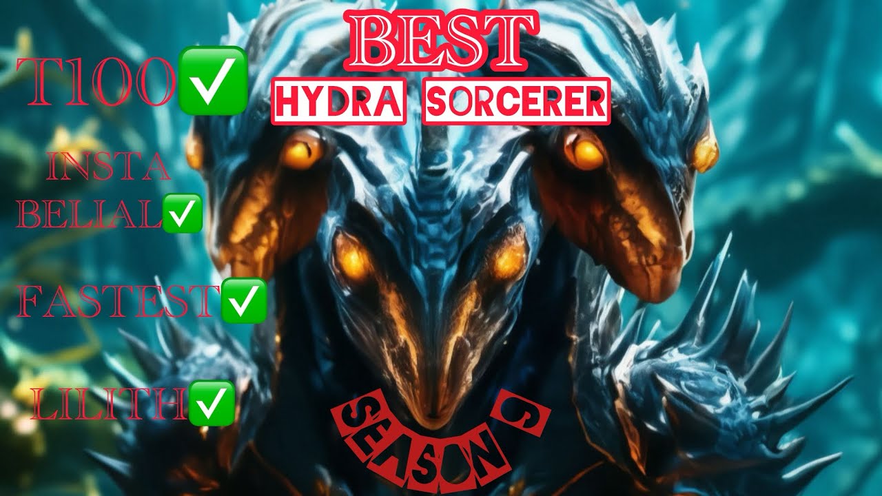 Crazy Fun Hydra Sorcerer Build | Diablo IV | Season 9! - YouTube