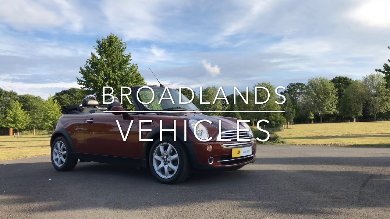 Broadlands Vehicles Presents a MINI Cooper Convertible R52 Manual in ...