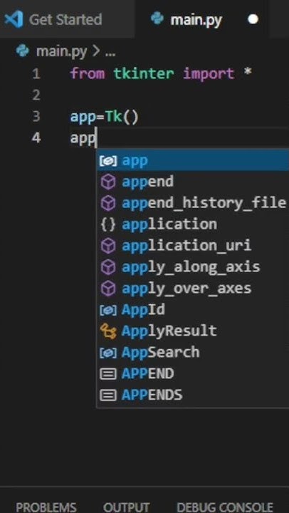 Create a Simple GUI using Python and Tkinter #shorts - YouTube