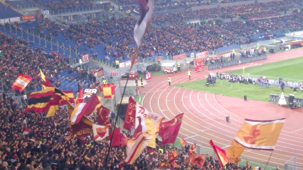 Roma Atalanta 2017/18 Forza Roma Forza Roma Alé - YouTube