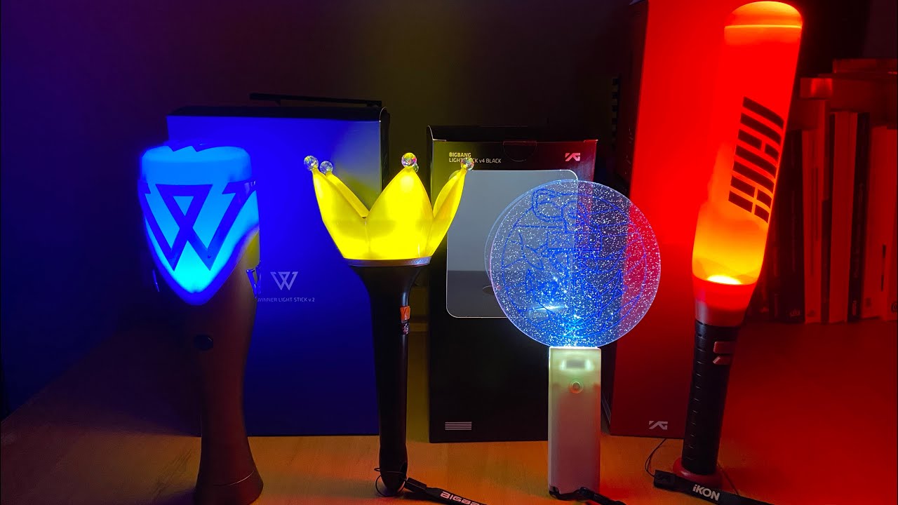 💫unboxing💫 akmu's sailing, winner and bigbang's light stick ️ - YouTube
