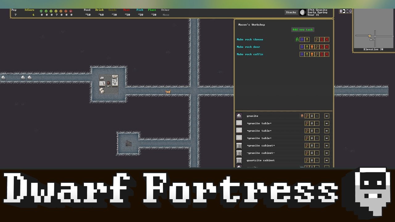 Dwarf Fortress - Steam News - Workshop UI Release. - YouTube