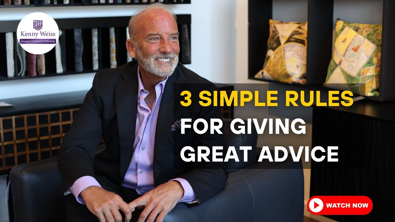 Want to Give Great Advice? Just Follow These 3 Simple Rules! - YouTube