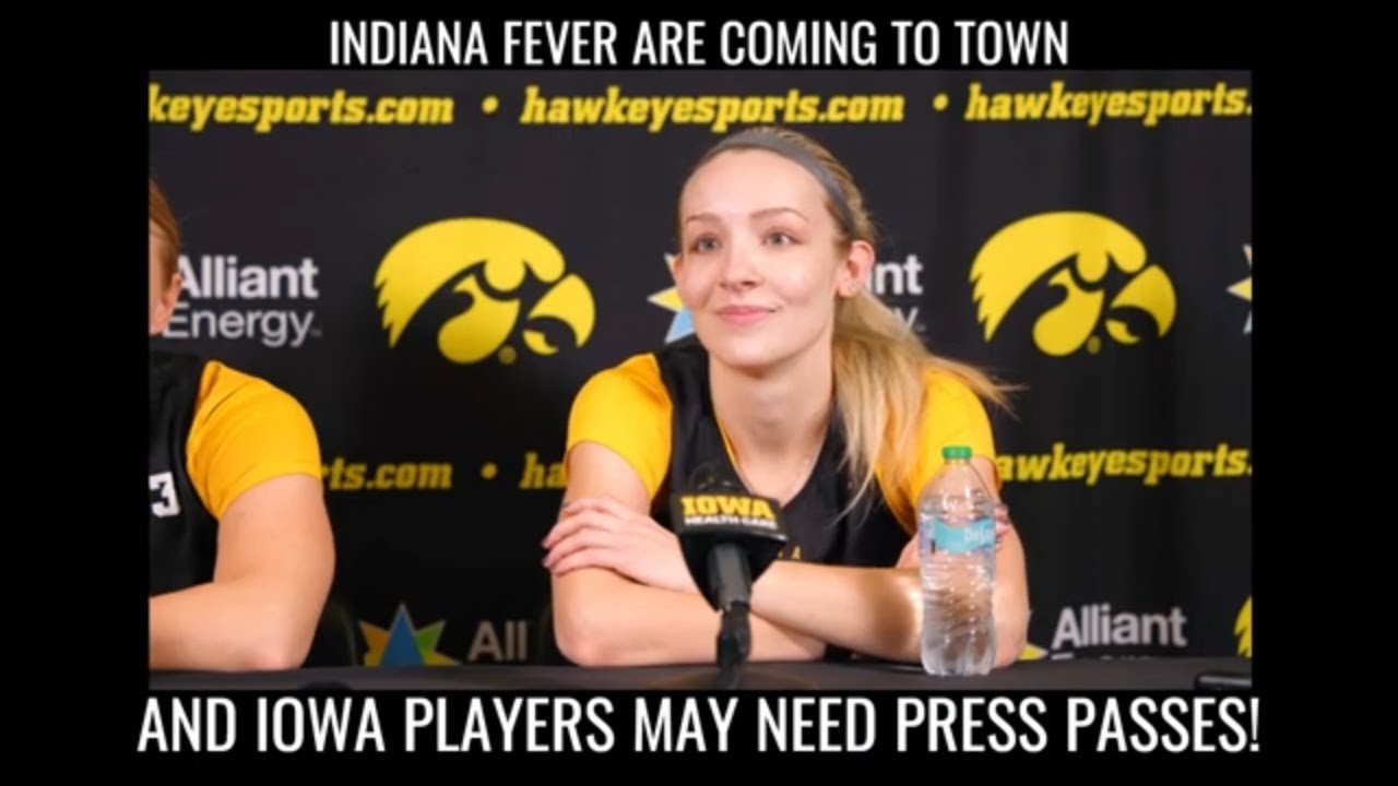 Hawkeyes On Indiana Fever Coming To Iowa City #indianafever - YouTube