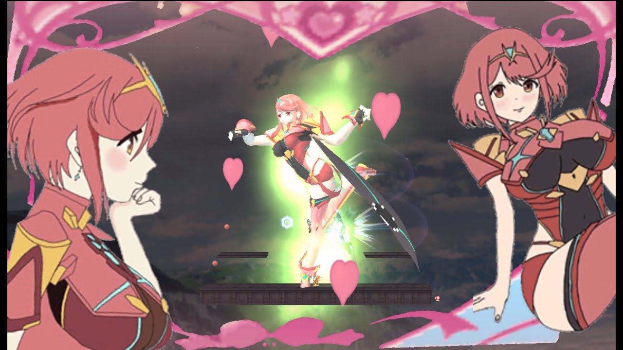 【SSBB】Giant Pyra vs Three CPUs【peach Mod】 - YouTube