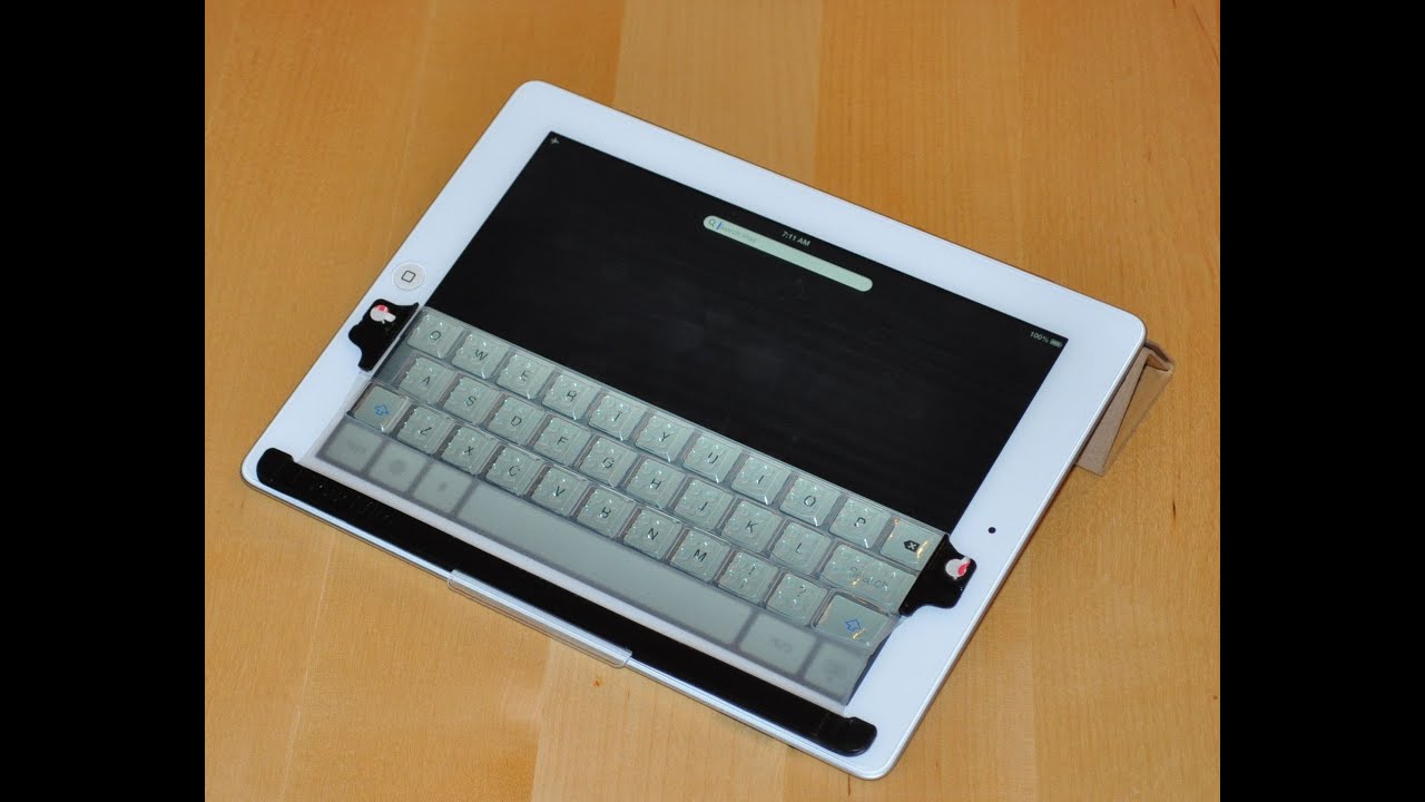 Touchfire iPad Keyboard - YouTube