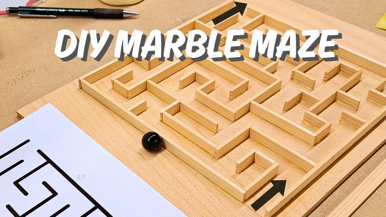How to Make Marble Maze from Wood | DIY Labyrinth - YouTube
